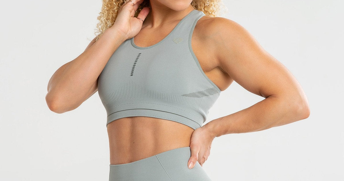 GYM BRA - mud green | Women's Best ME